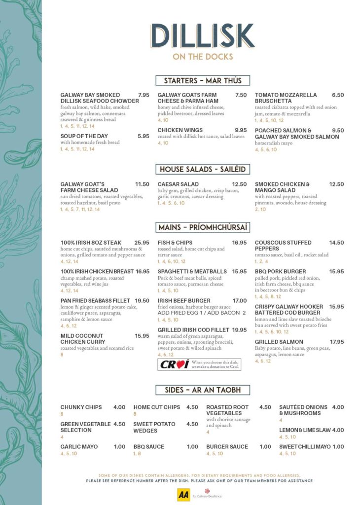 48 hours in Galway: Harbour Hotel & Dillisk on the Docks